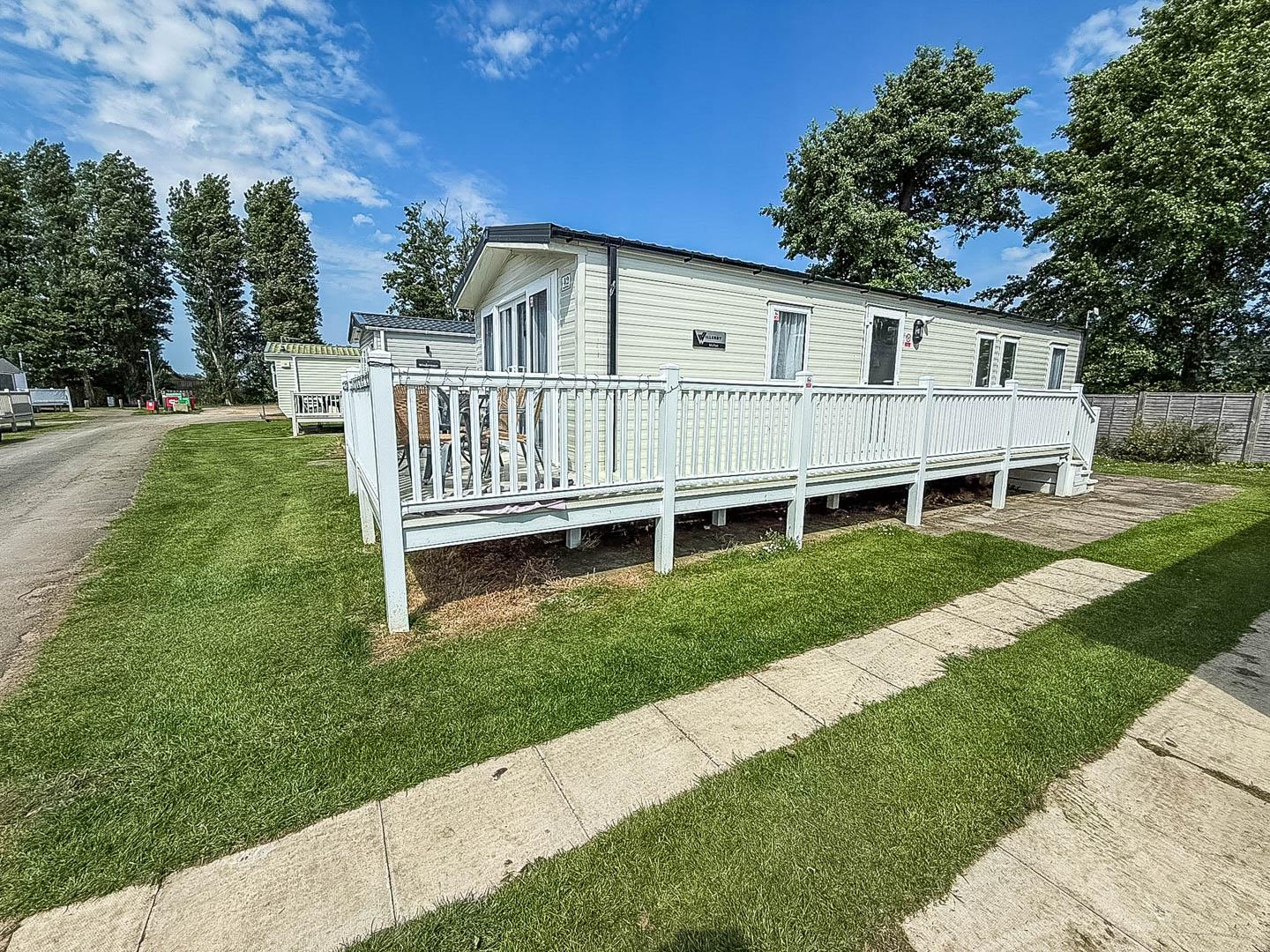 23042B – Balmoral area, 3 bed, 8 berth caravan with decking, D/G & C/H ...