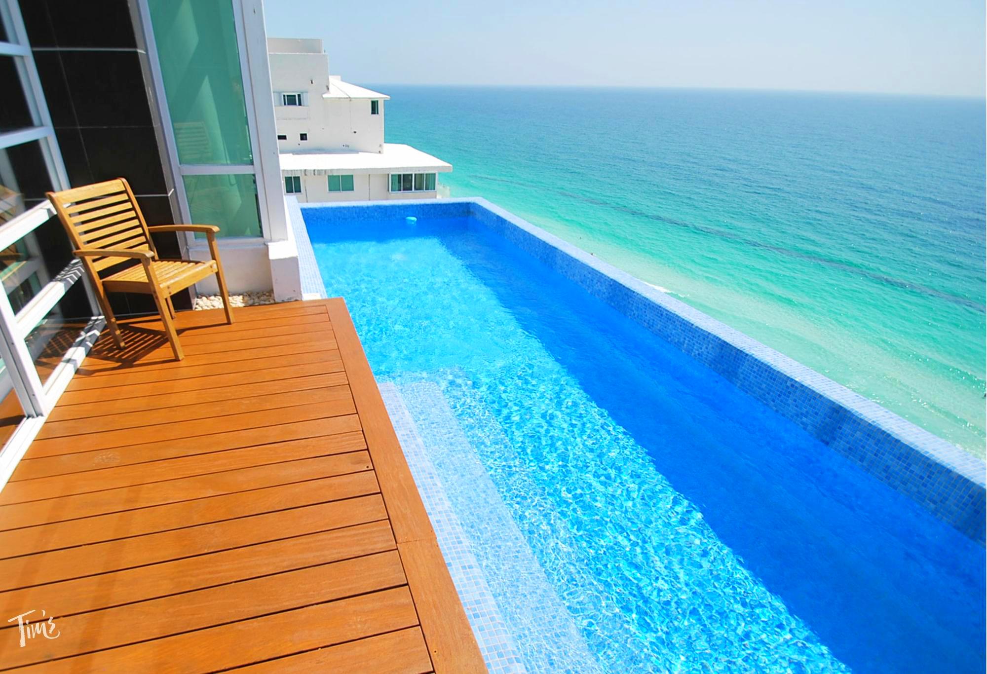 Combo #204-Tim’s Ocean Condos – Beachfront – Spacious Areas + 2 Private ...