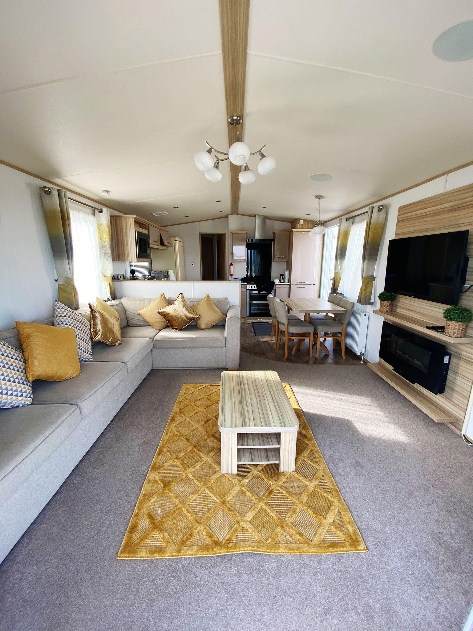 80053S – Shorefield area, 2 bed, 7 berth caravan with full sea views ...